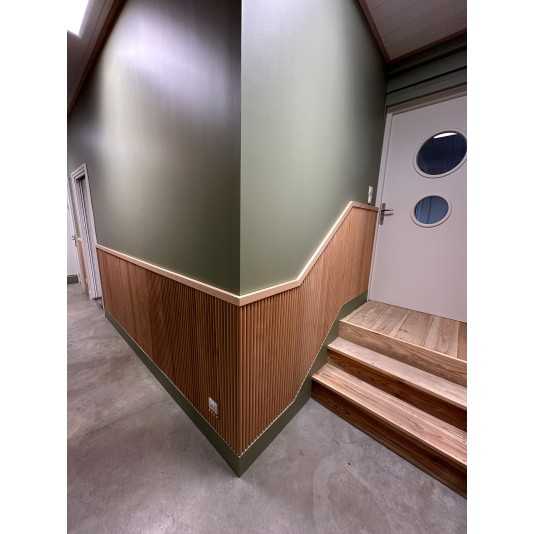 Revêtement mural décoratif demi rond | La Moulure Bordelaise